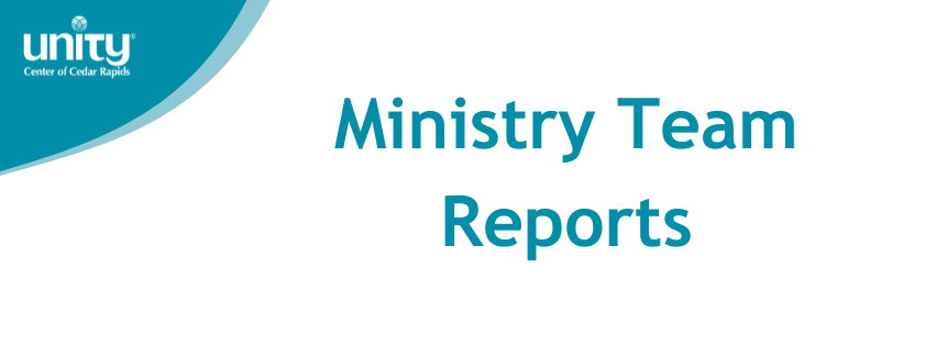 2024 Ministry Team Reports | Unity Center of Cedar Rapids
